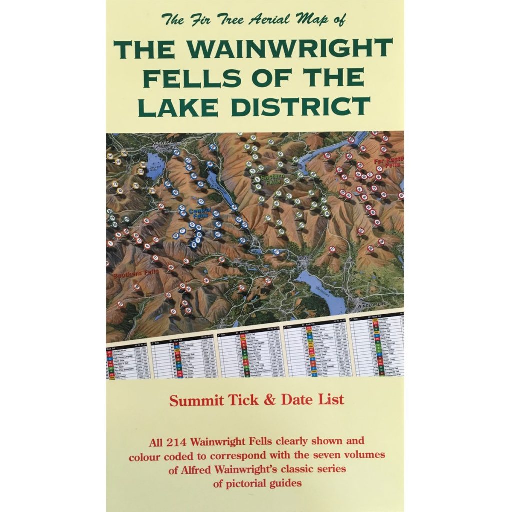 Wainwright Lake District Aerial Map - Aiguille Alpine