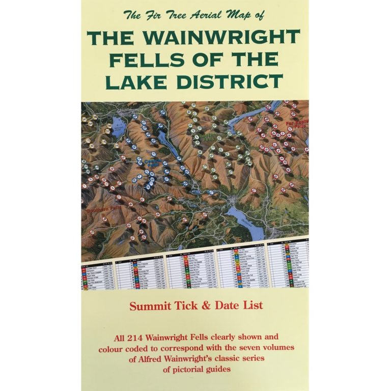 Wainwright Lake District Aerial Map - Aiguille Alpine