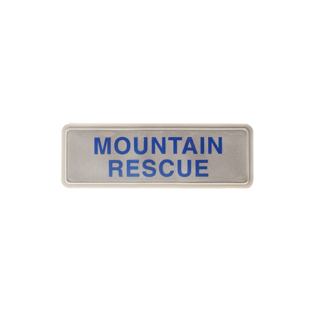 Mountain Rescue Label - small - Aiguille Alpine